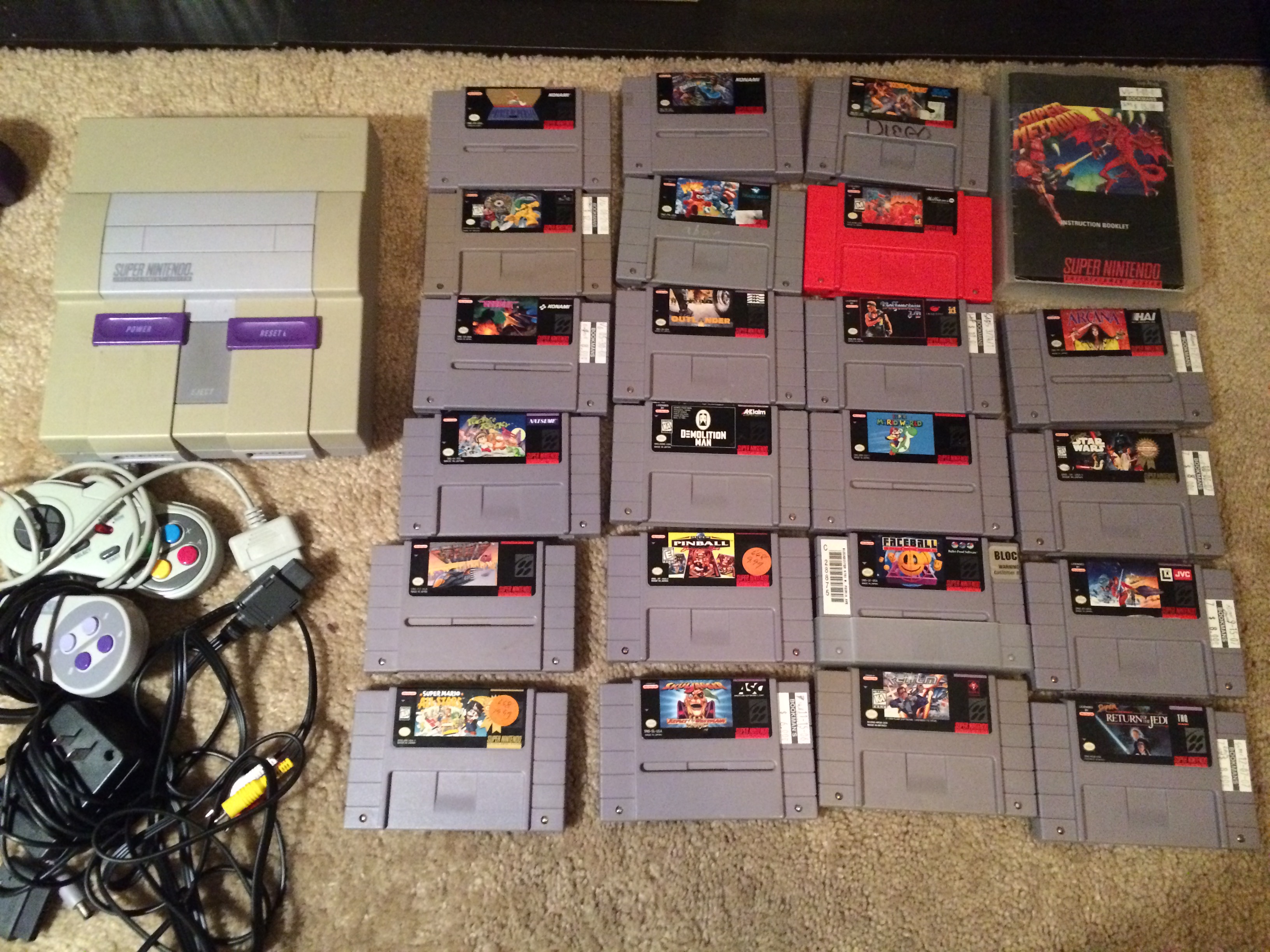 snes library 1 | Mike's Toybox